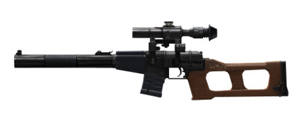 绝地求生：刺激战场自带消音器和高倍镜的狙击枪-VSS_和平精英攻略_和平精英官网_当乐网